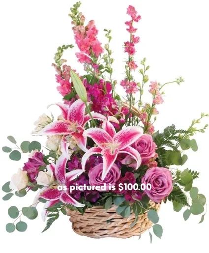 Funeral Bouquet shades of Pink