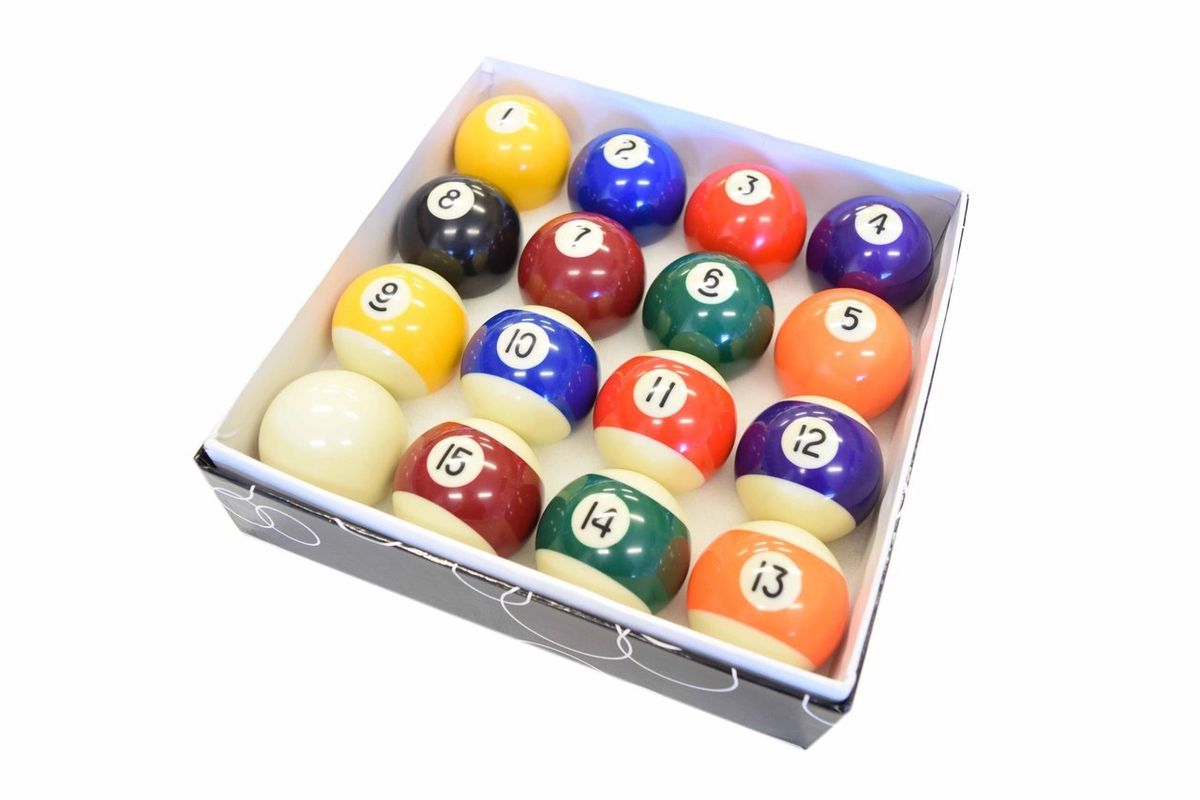 Standard 2 1/4" Billiard Ball Set