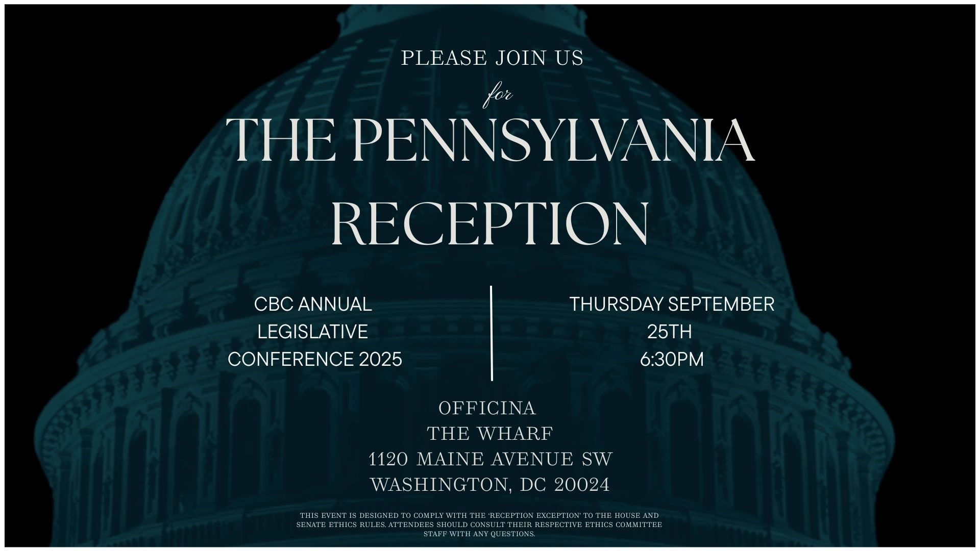 The Pennsylvania Reception