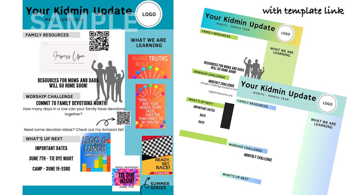 Kidmin Newsletter Template