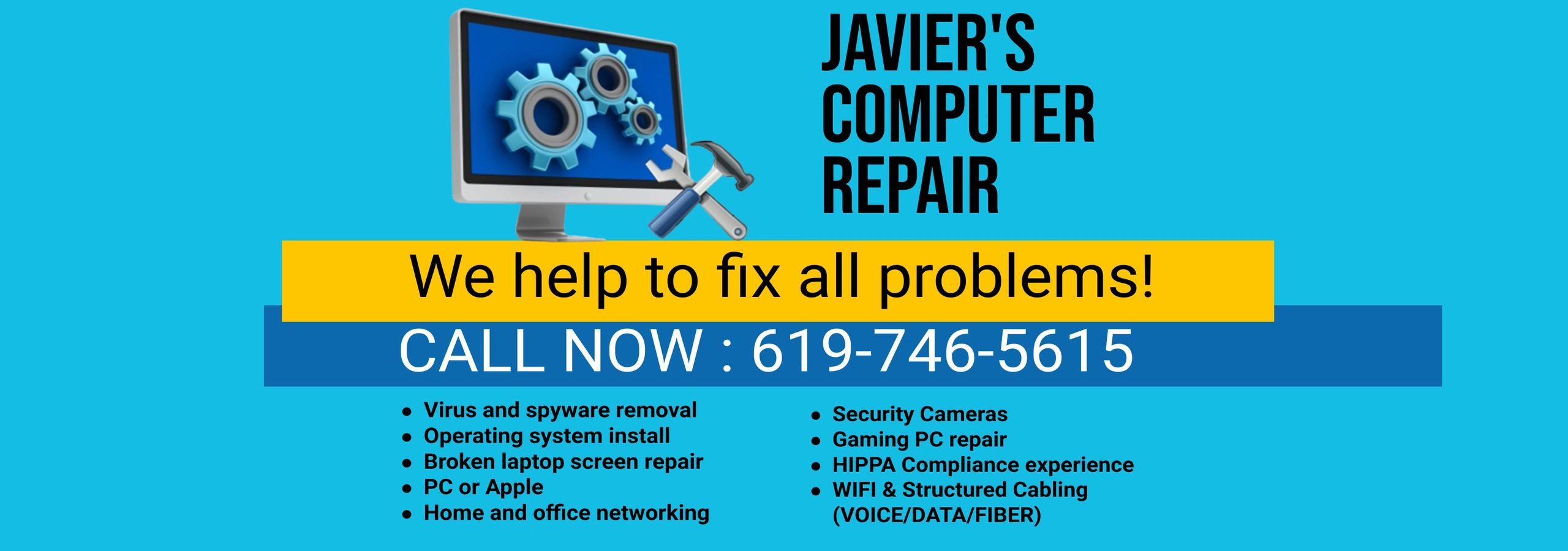 JAVIER'S COMPUTER REPAIR - Computer Repair, It Services, Pc Repair