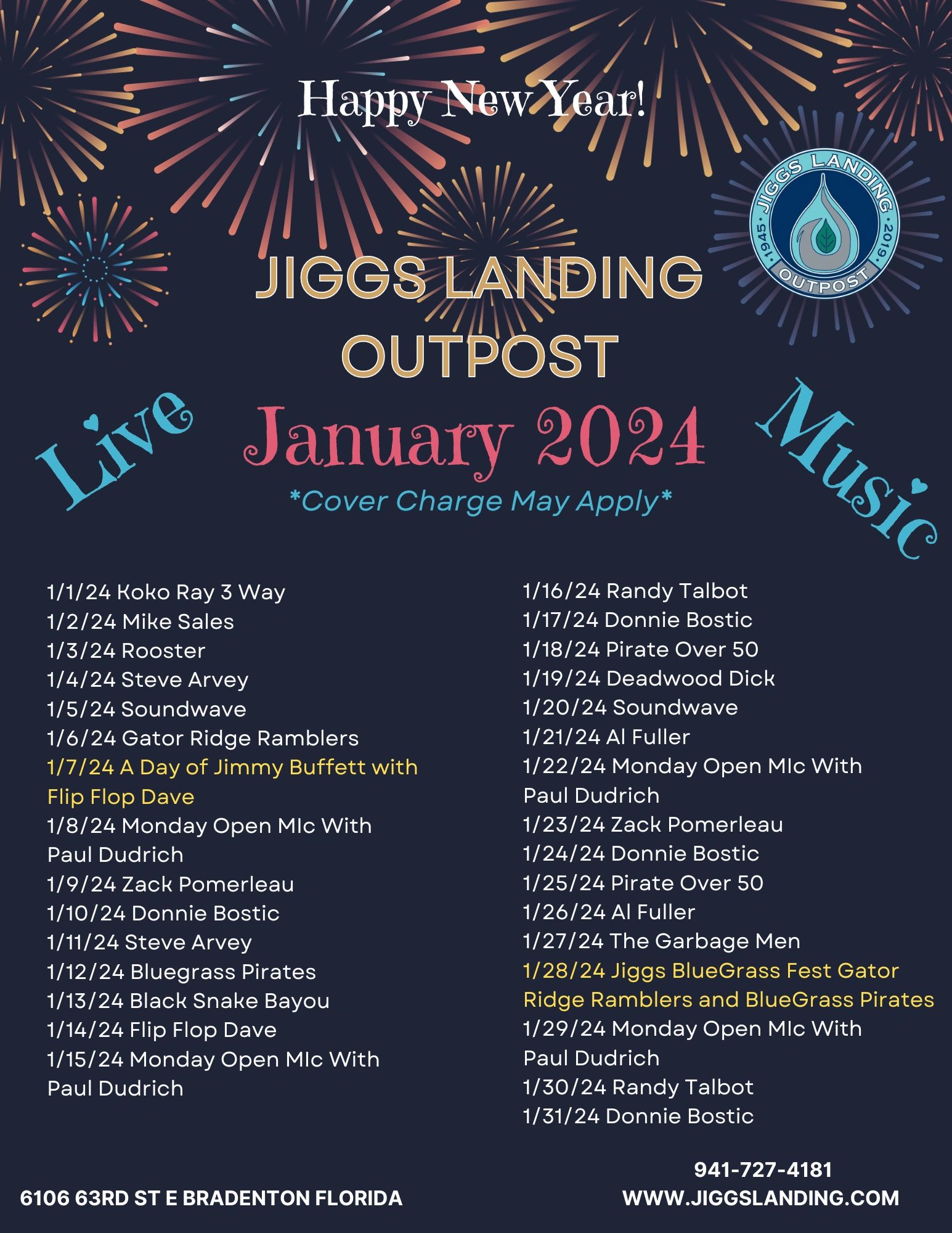 Music Schedule