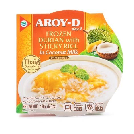 AROY-D FROZEN DURIAN WITH STICKY RICE 6.3oz