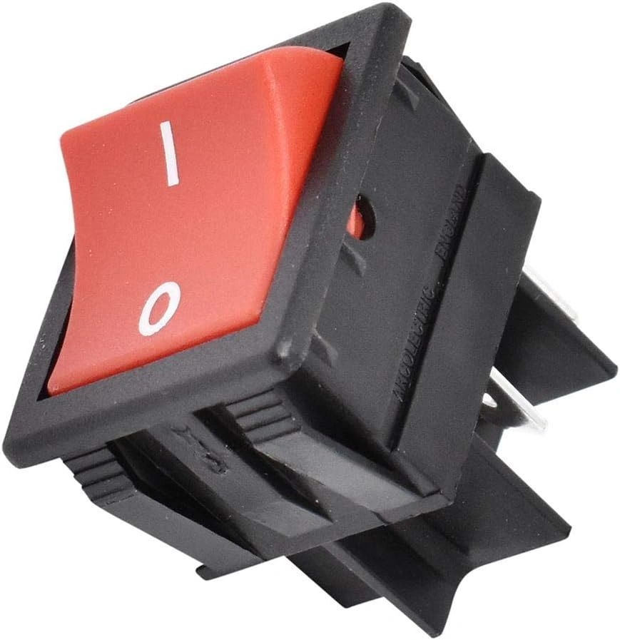 HENRY ON OFF RED ROCKER SWITCH EARLY TYPE 220552