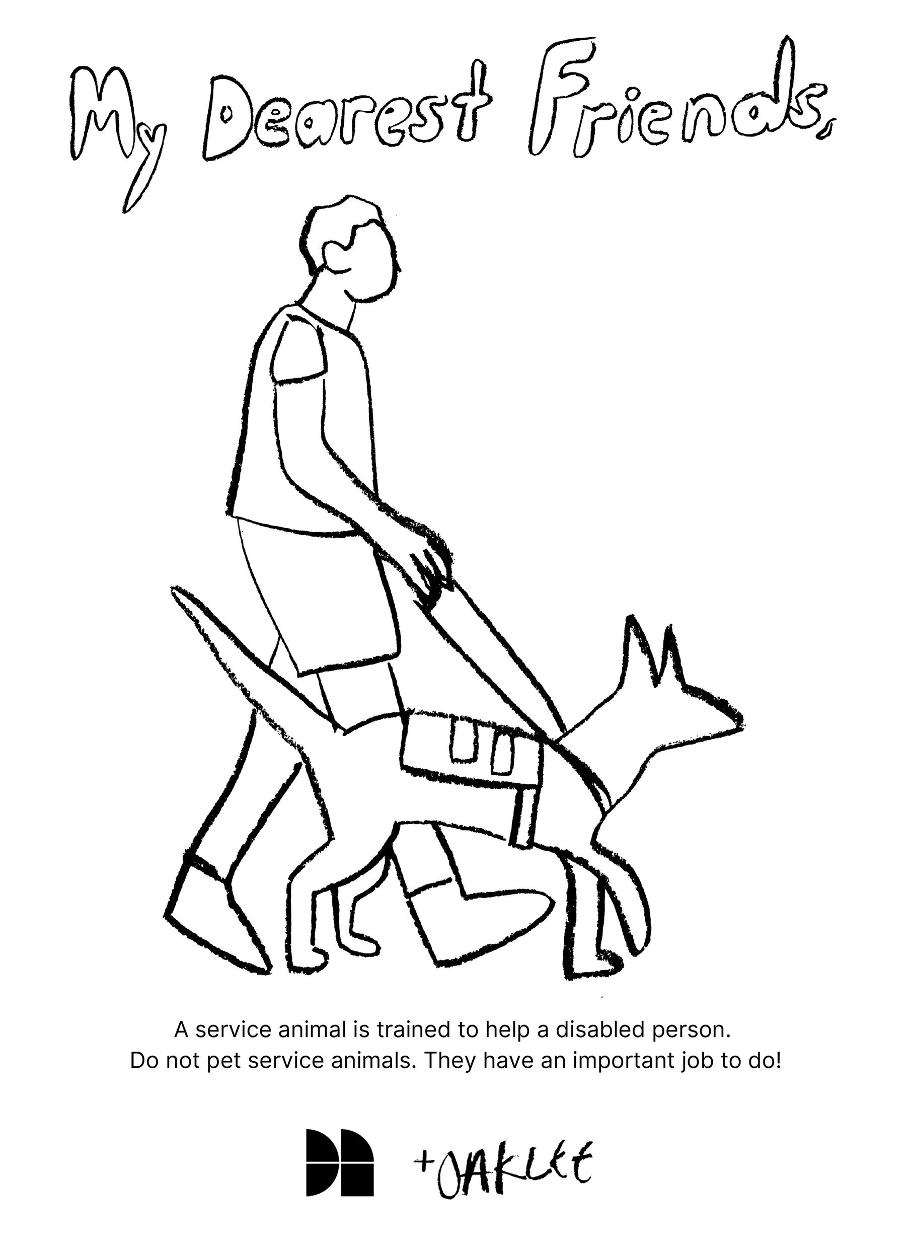 Children With Disabilities Coloring Pages