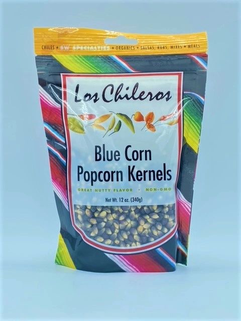 12oz Los Chileros Blue Corn Popcorn Kernels