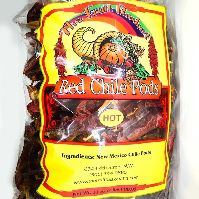 2LB RED CHILE PODS