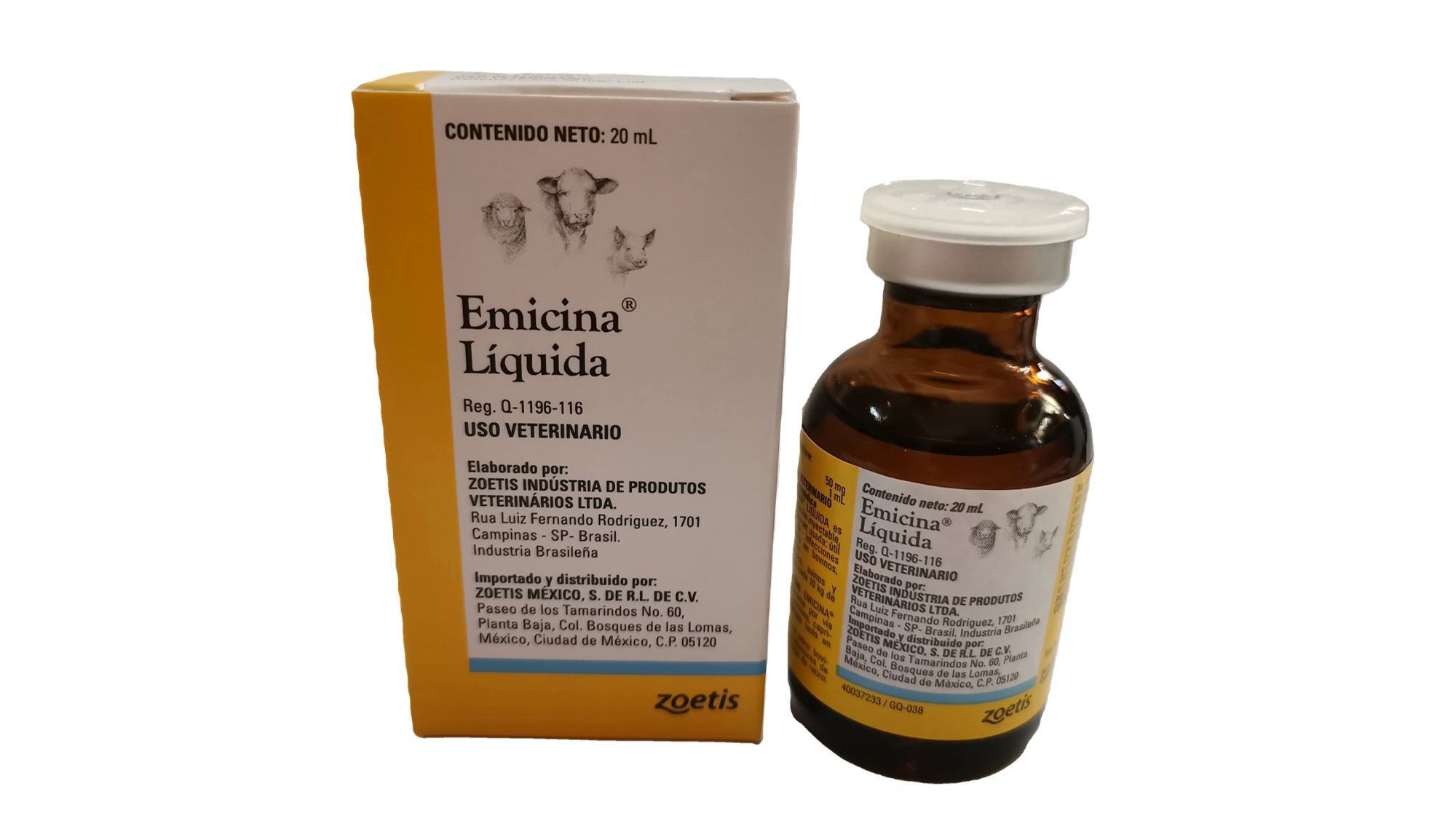 Emicina líquida 20ml