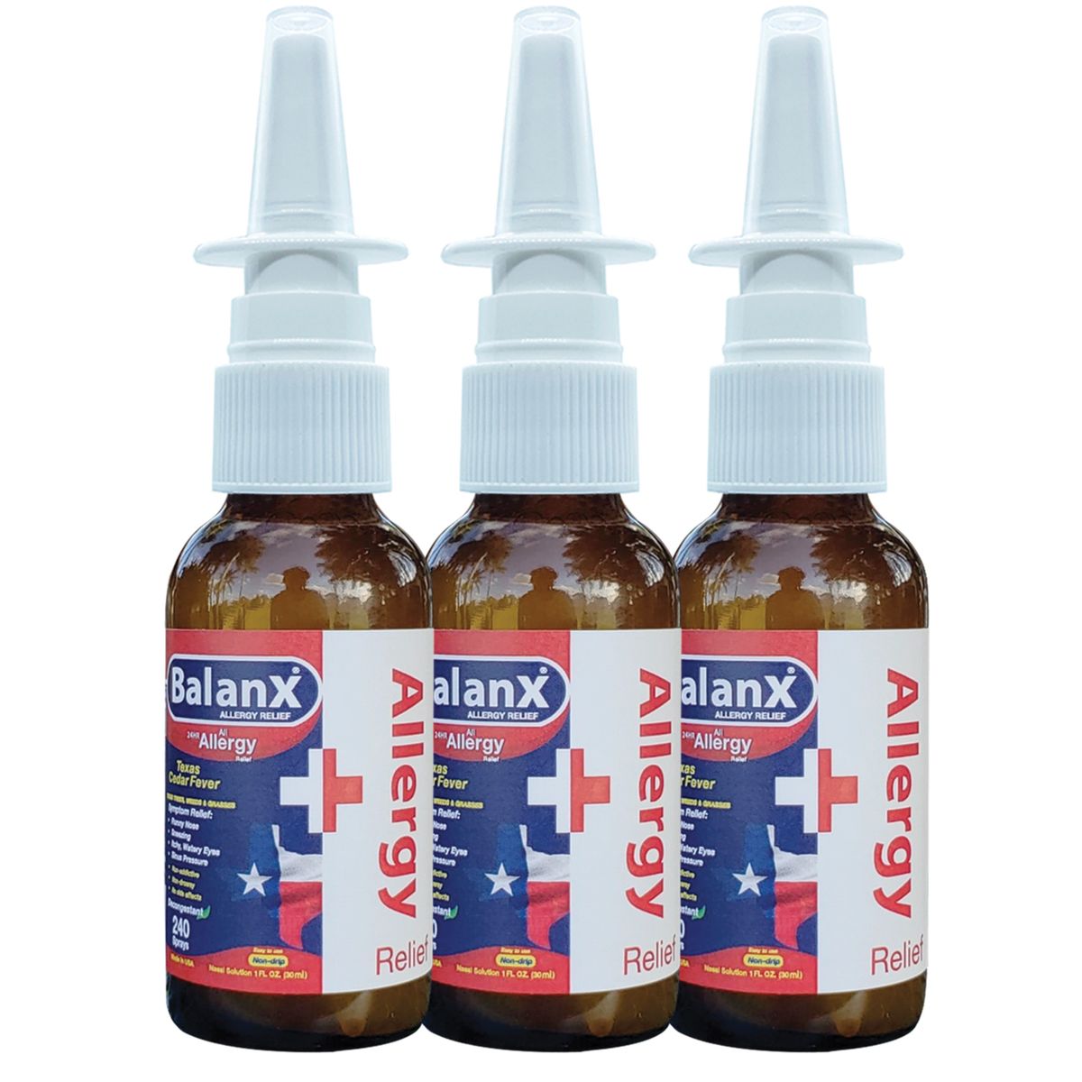 3 x 24HR All Allergy Relief- Texas Cedar Fever - TRIPACK