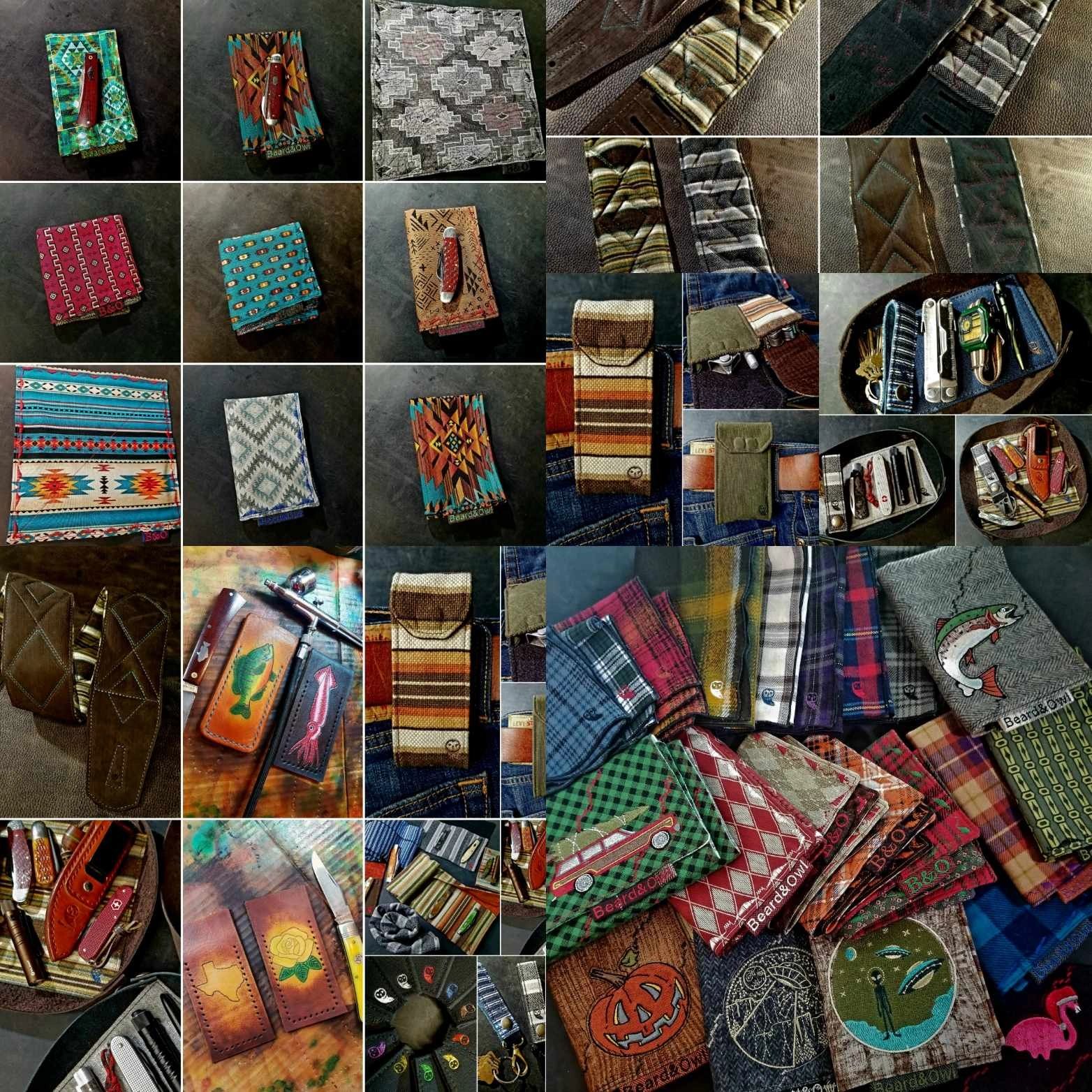 Beard&Owl - Every Day Carry, Leather Goods, Hanky, Handkerchief