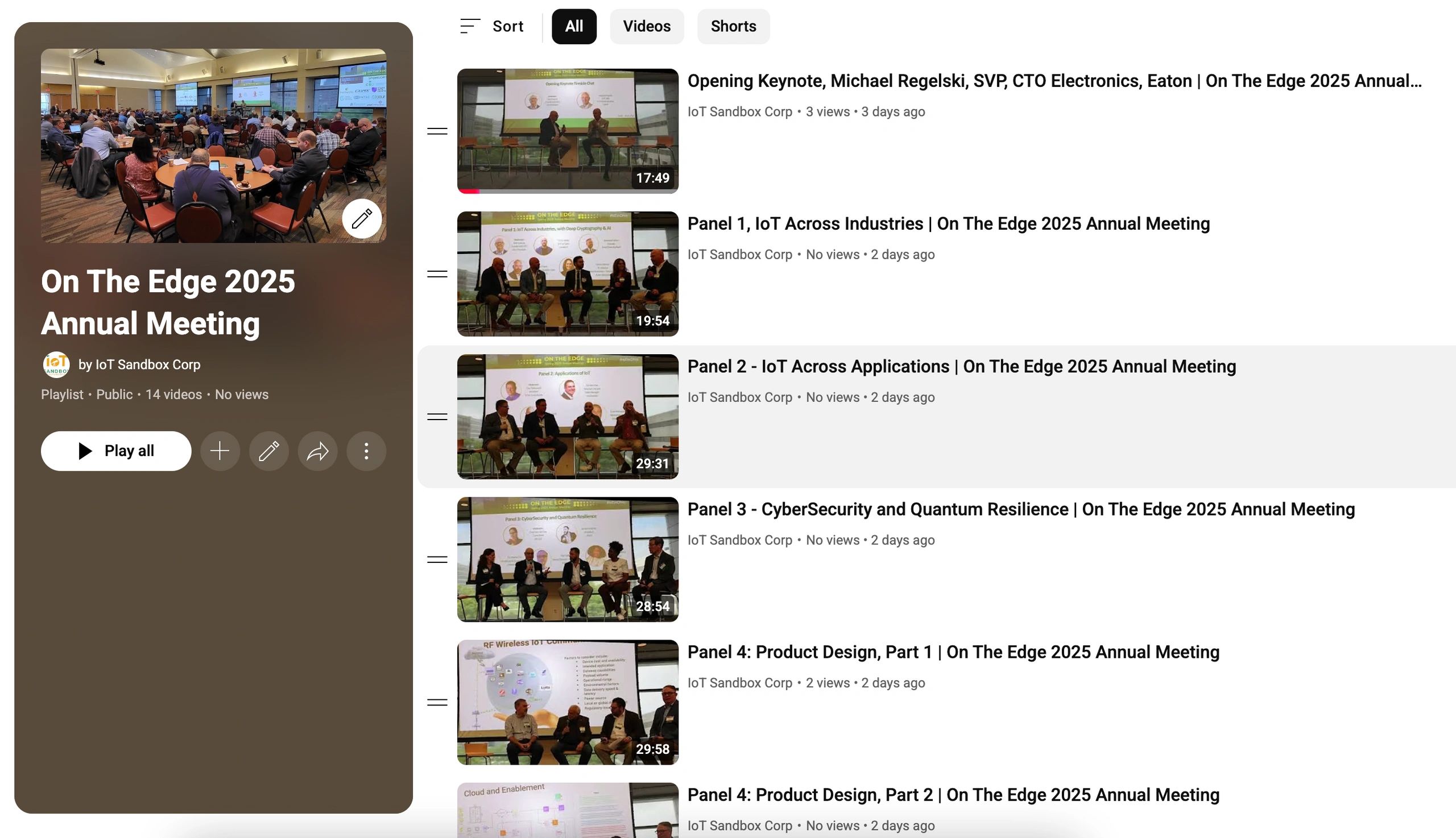 On The Edge 2025 Annual Meeting: Panel Playlist