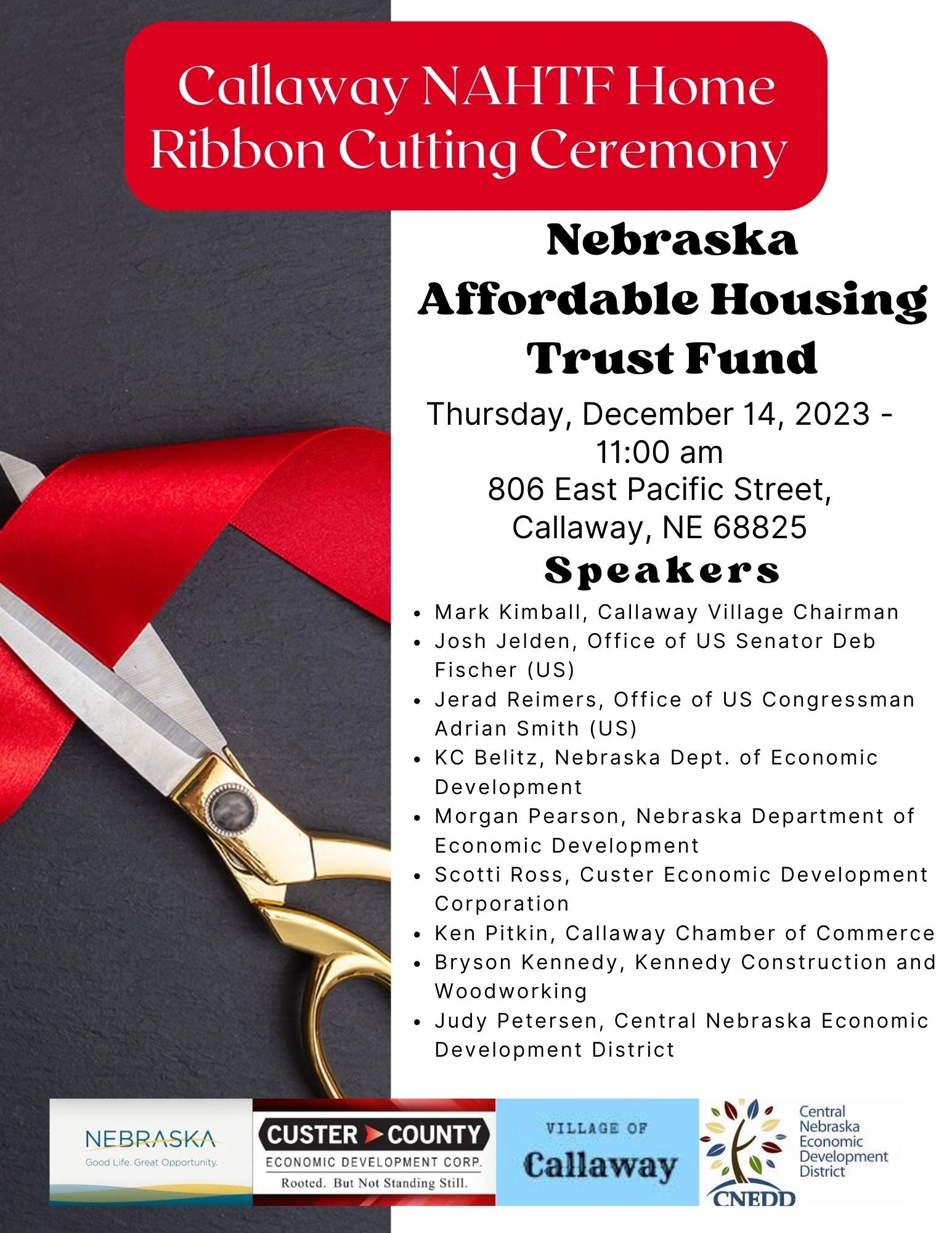 NAHTF Home Completion Ribbon Cutting!