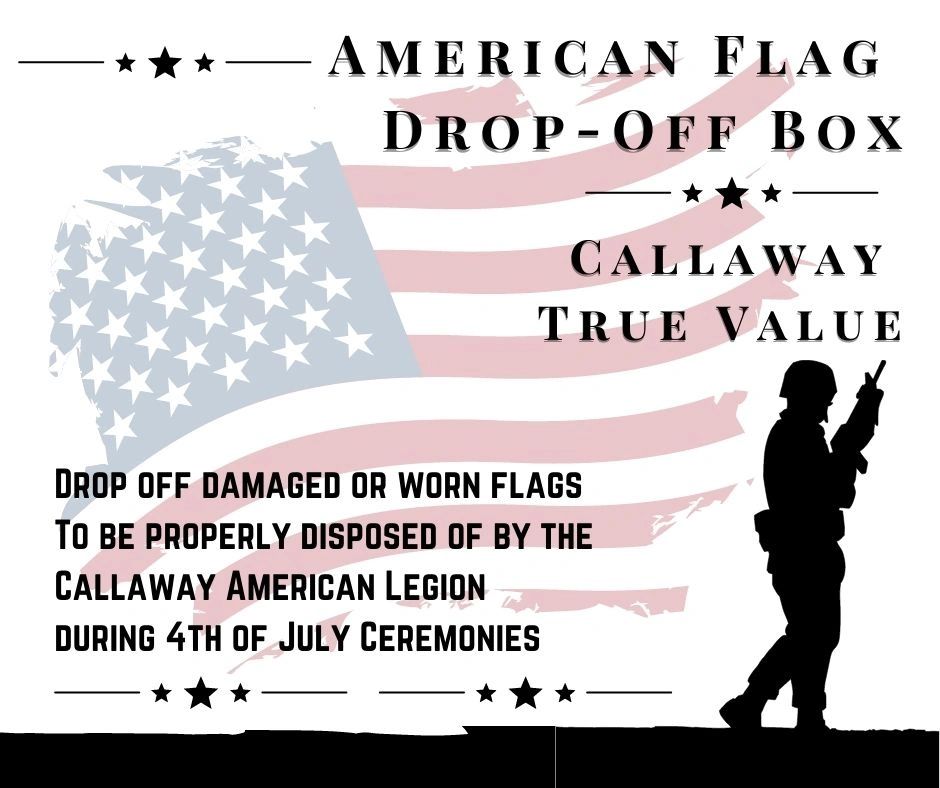 Damaged/Worn American Flag Disposal