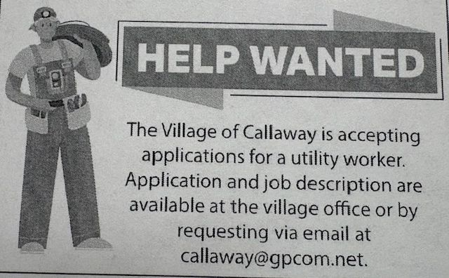 Now Hiring - Utility Worker