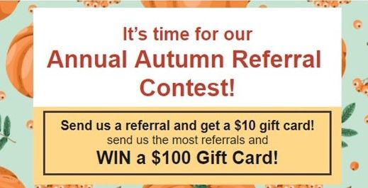 2020 Autumn Referral Contest!