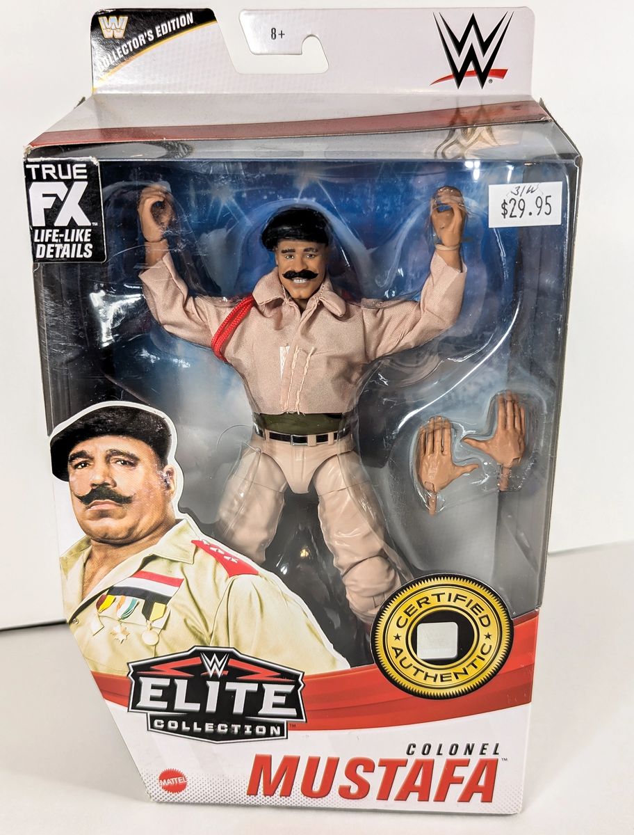 WWE Colonel Mustafa wrestling action figure