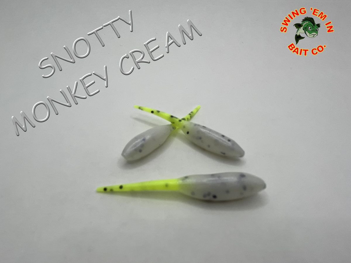 BABY BATTLE SHAD SNOTTY MONKEY CREAM