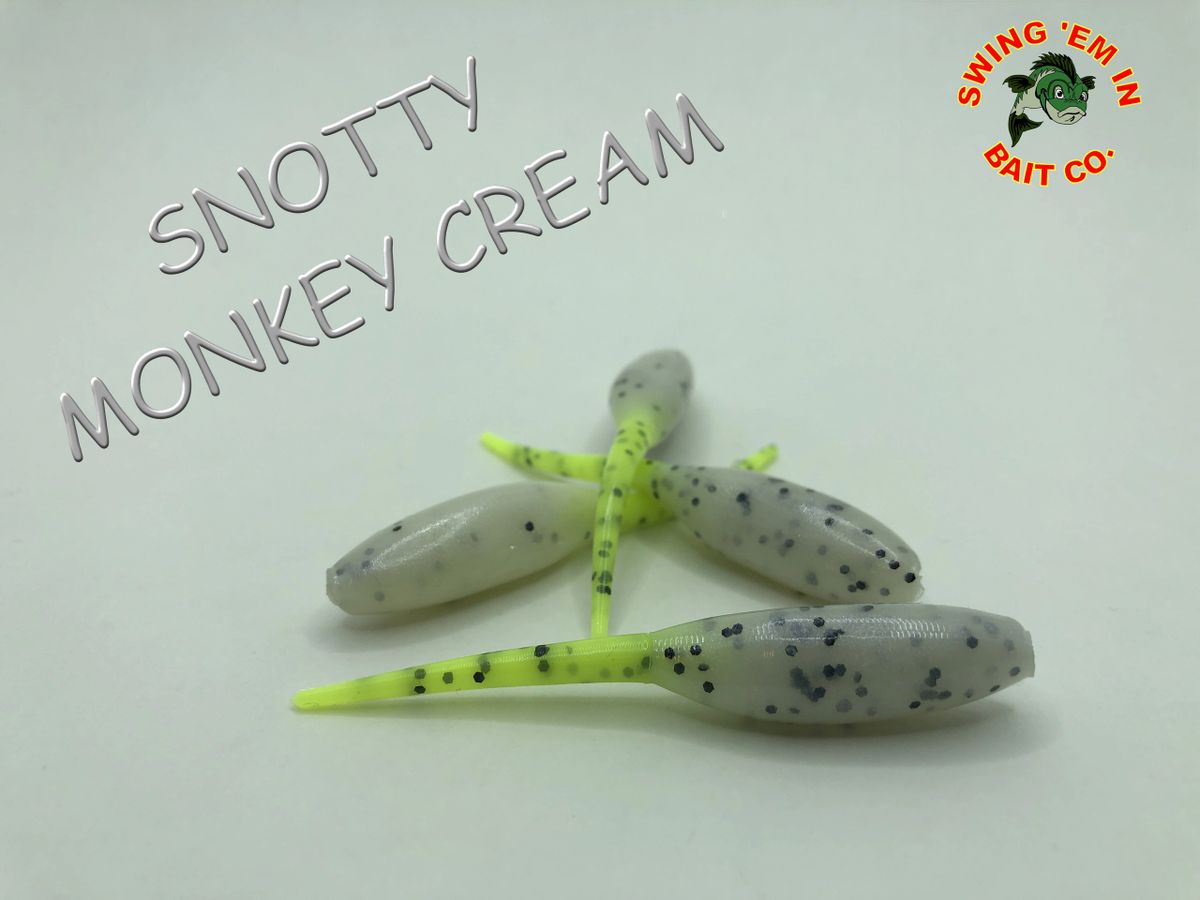 BATTLE SHAD SNOTTY MONKEY CREAM