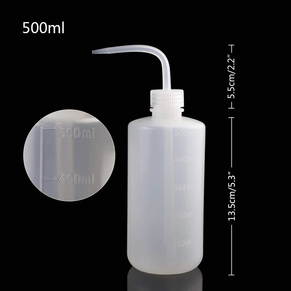 500ml Plastic Safety Wash Bottles Lab Squeeze Bottle