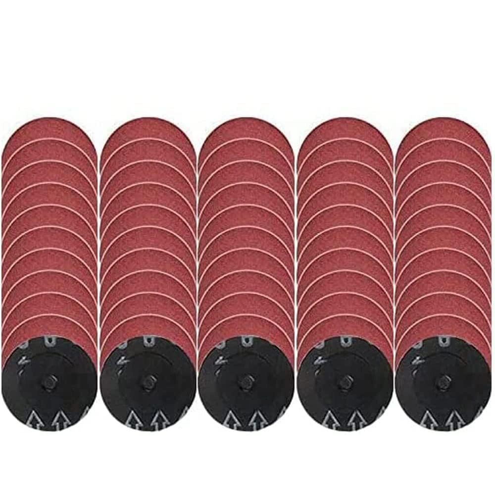 2 Inch 320 Grit Roll Lock Grinding Discs Abrasives Tool for Die Grinder ...