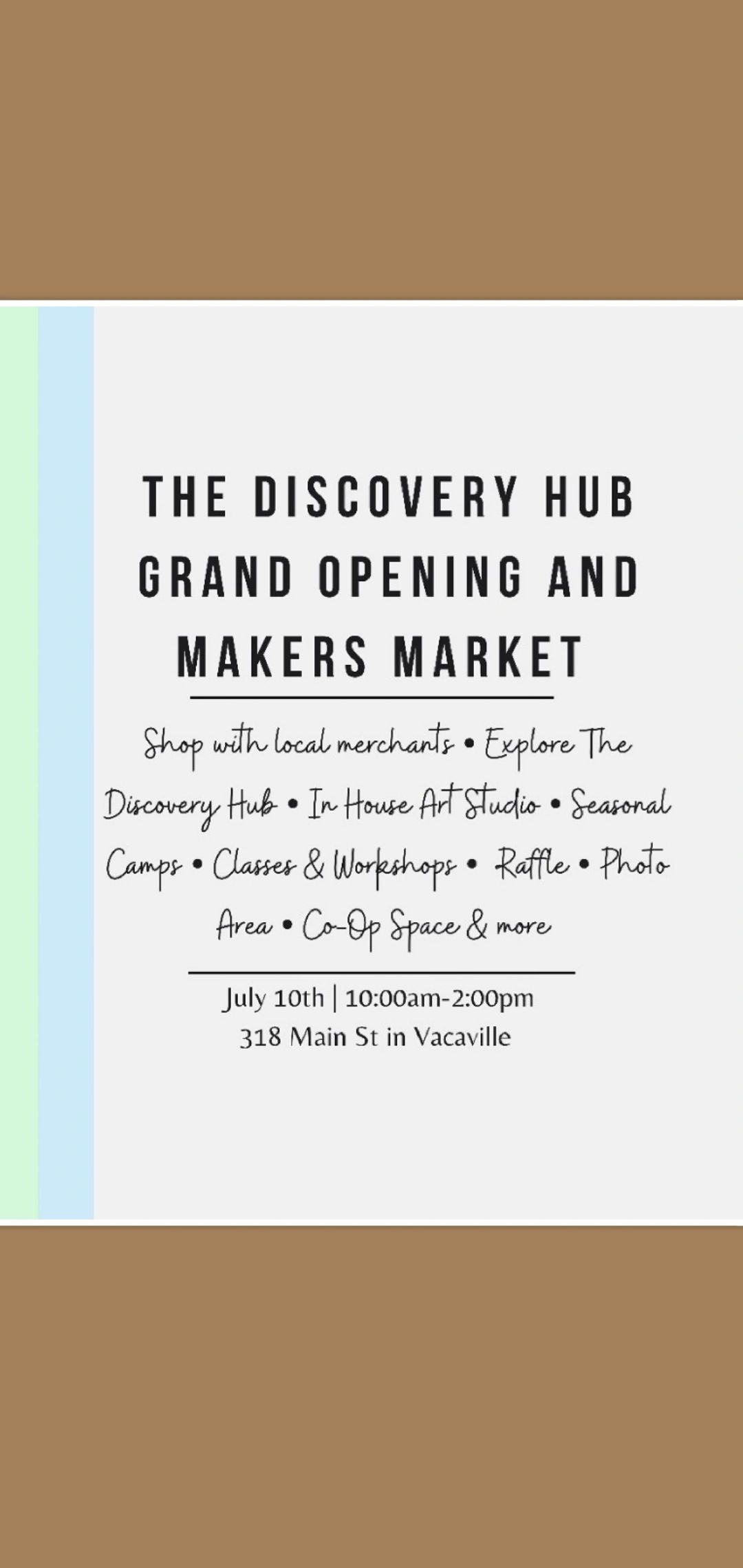 Discovery Hub Makers Market
