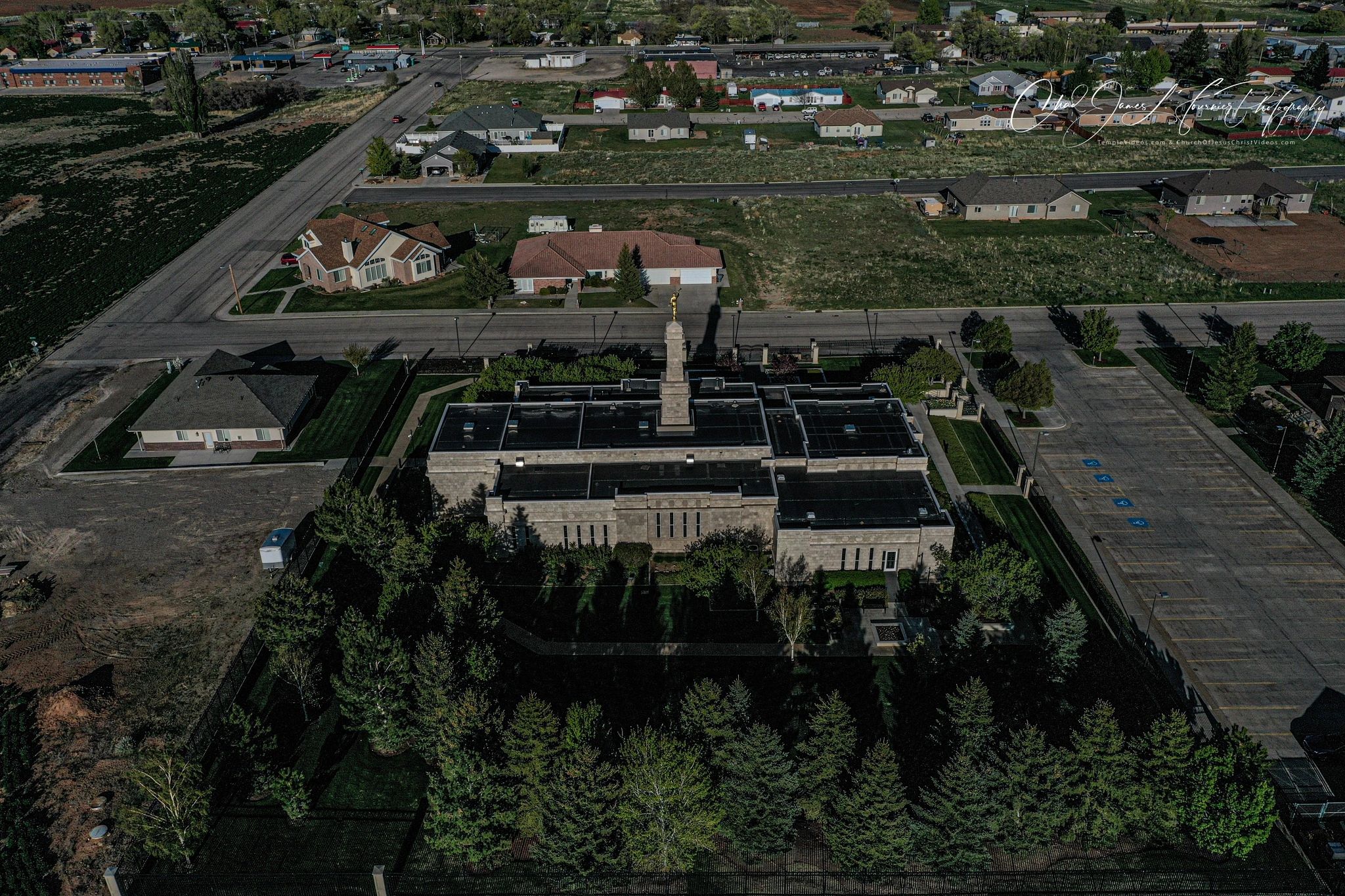 Golden Monticello Utah Temple