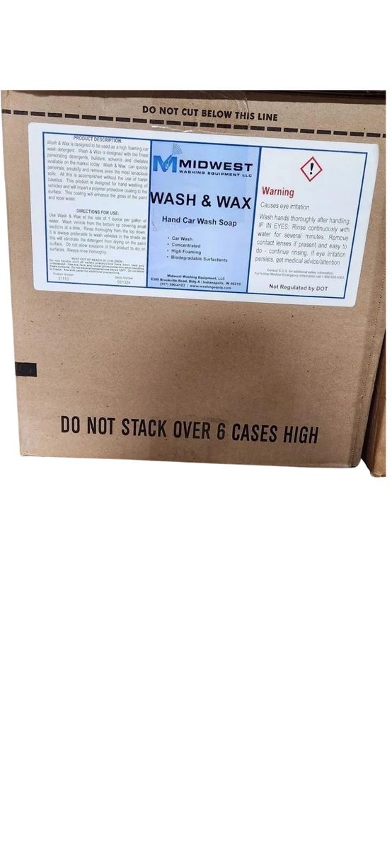 Wash & Wax Case of 4x1 Gallon