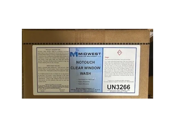 Notouch Clear Window Wash Case of 4x1 Gallon