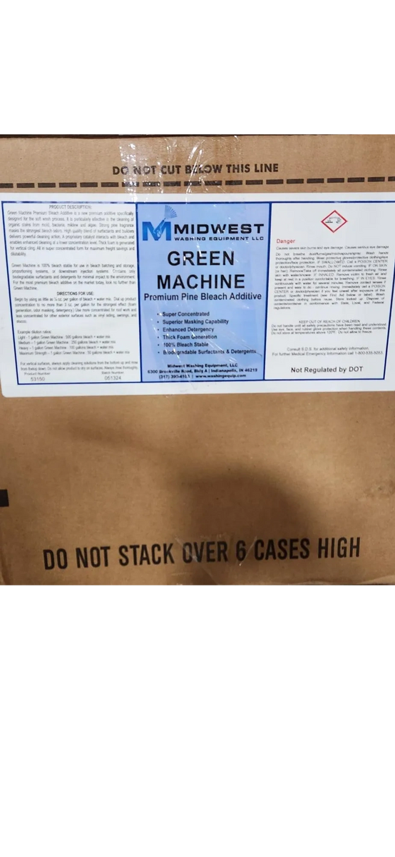 Green Machine Case of 4x1 Gallon