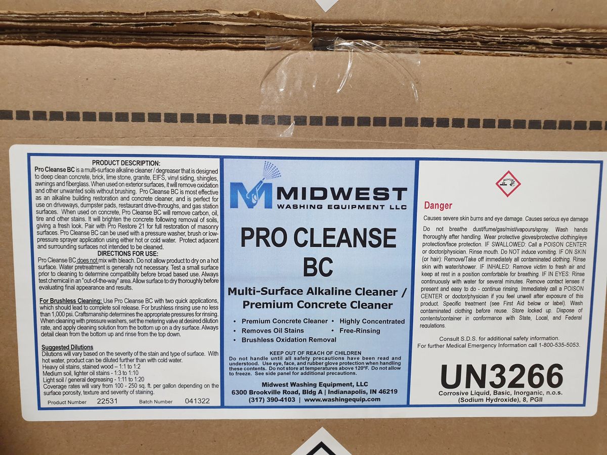 Bio Cleanse – Biodegradable All-Purpose Cleaner & Degreaser Case of 4x1 ...
