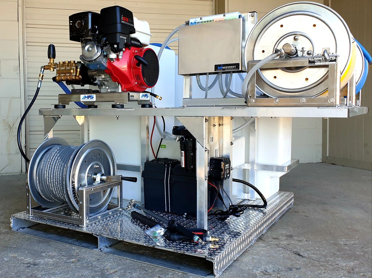 Cyclone + PW Soft Wash Truck Skid