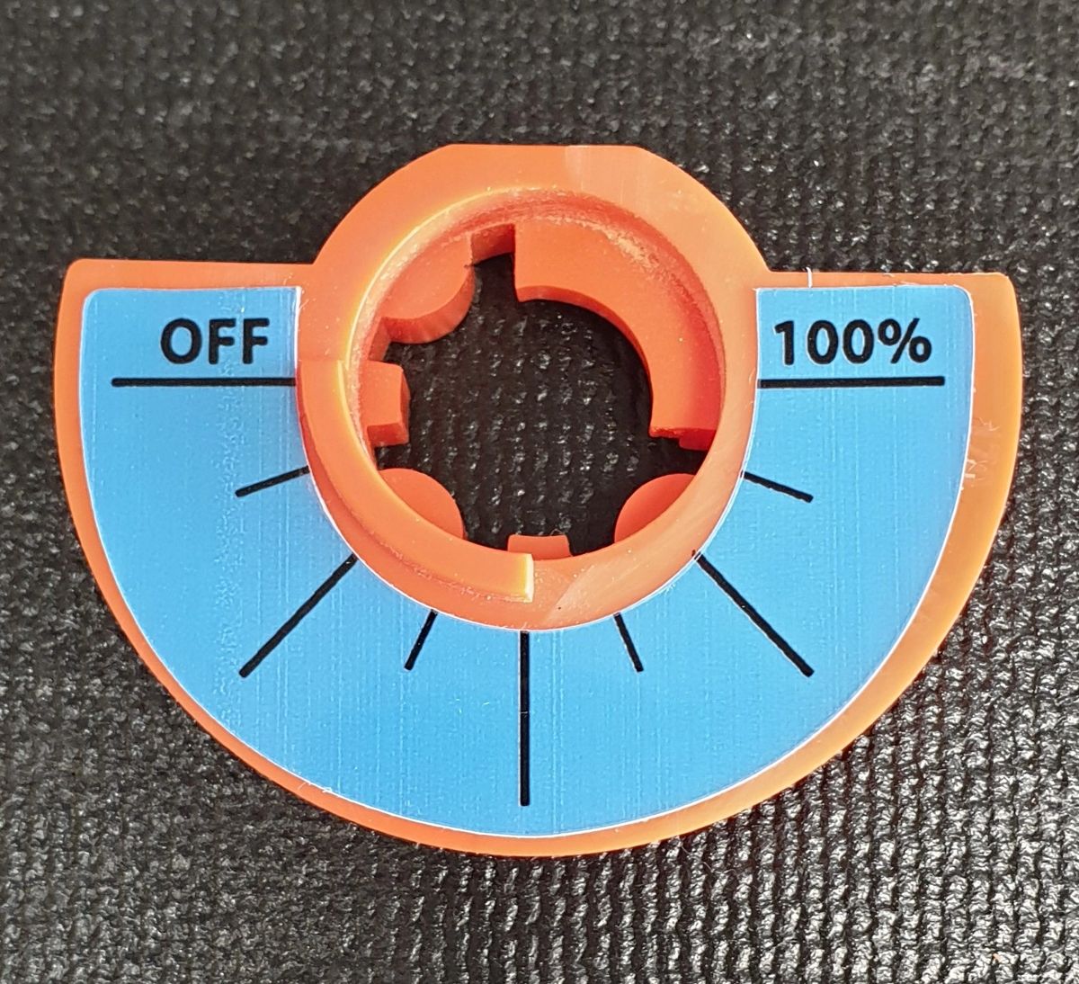 Hydro-Mixer V4 Indicator Plate with Decal