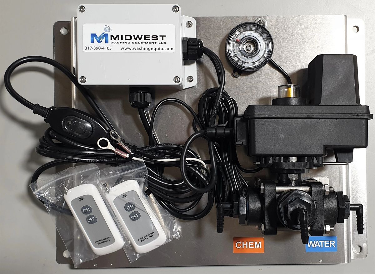 Remote Downstream Module for Pressure Washers