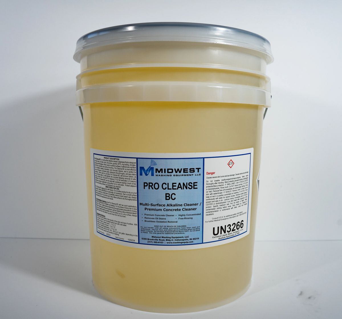 Pro Cleanse BC 5 Gallon Pail