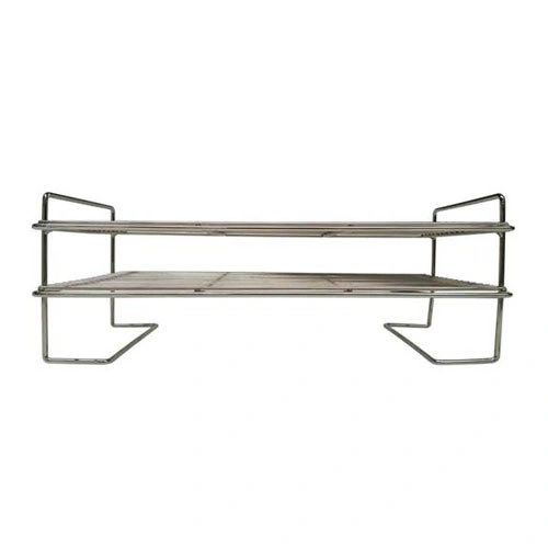 Flaming Coals Offset Smoker Double Smoking Shelf