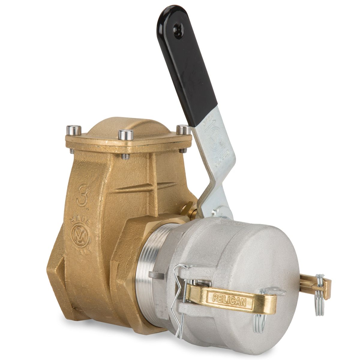 6" MZ Brand Brass Lever Combo