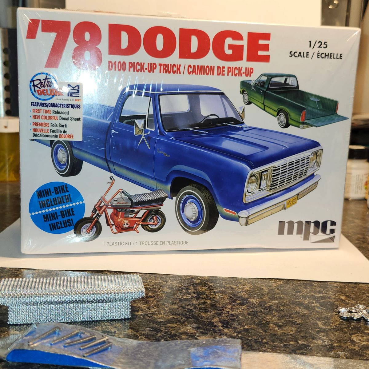 1/25th scale MPC 1978 Dodge Pick-up Kit - New & Complete (Perfect donor ...