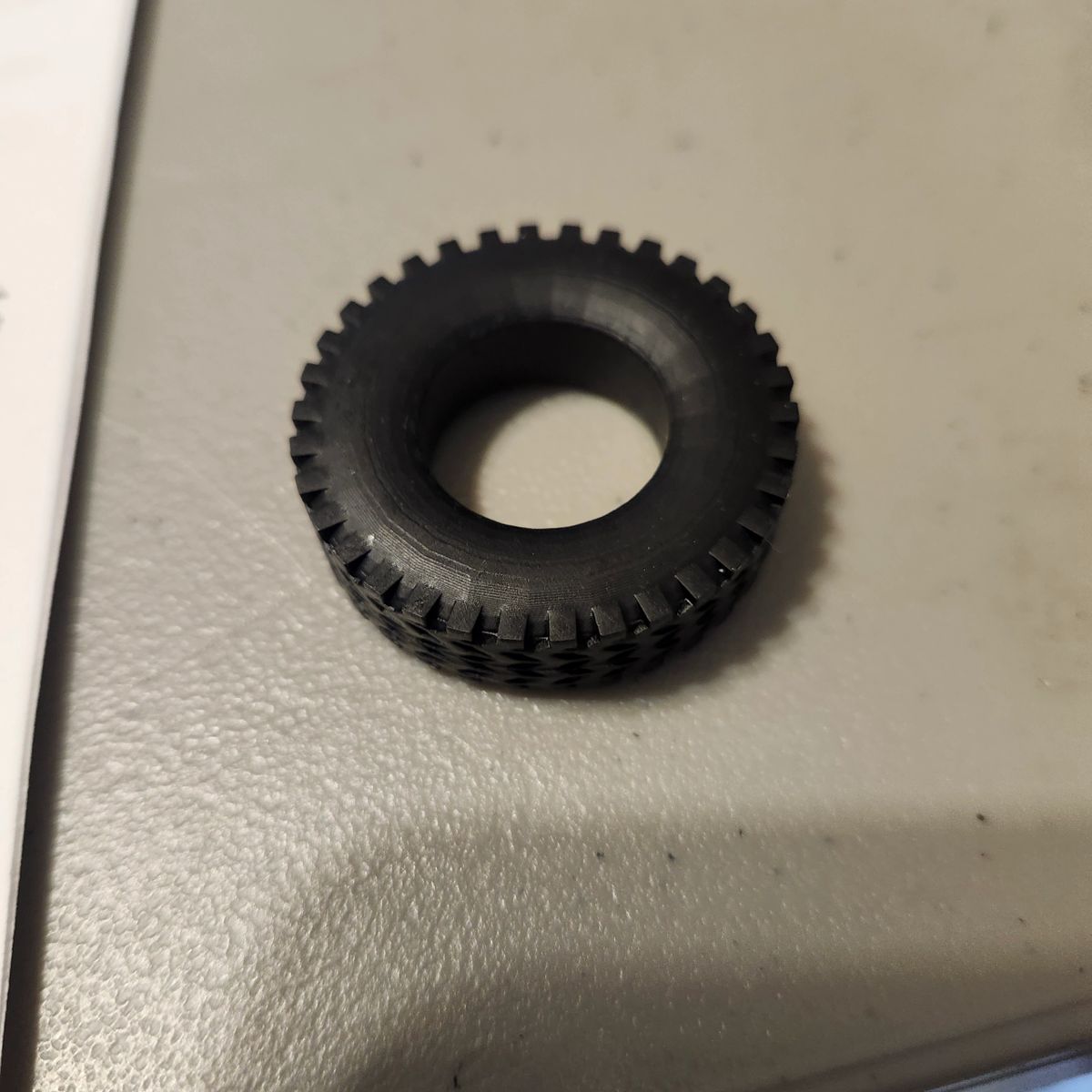 "Knobby" Aggressive tread Commercial Tires fits 1/25th scale AMT Rims ...