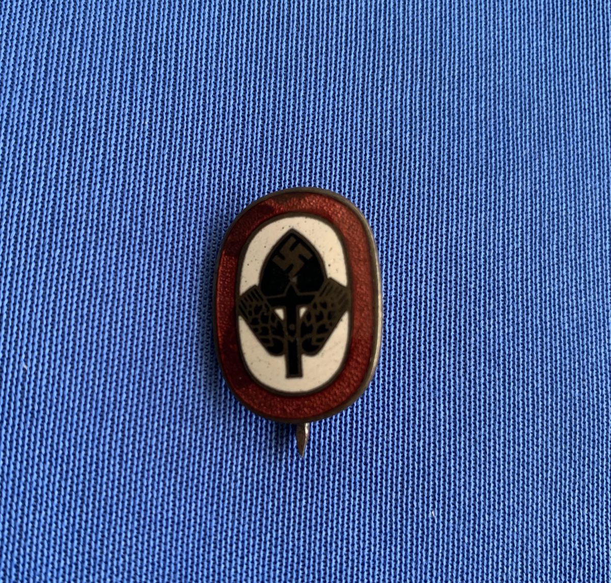 WW2 German RAD Enamel Stick Pin Badge (Repaired)