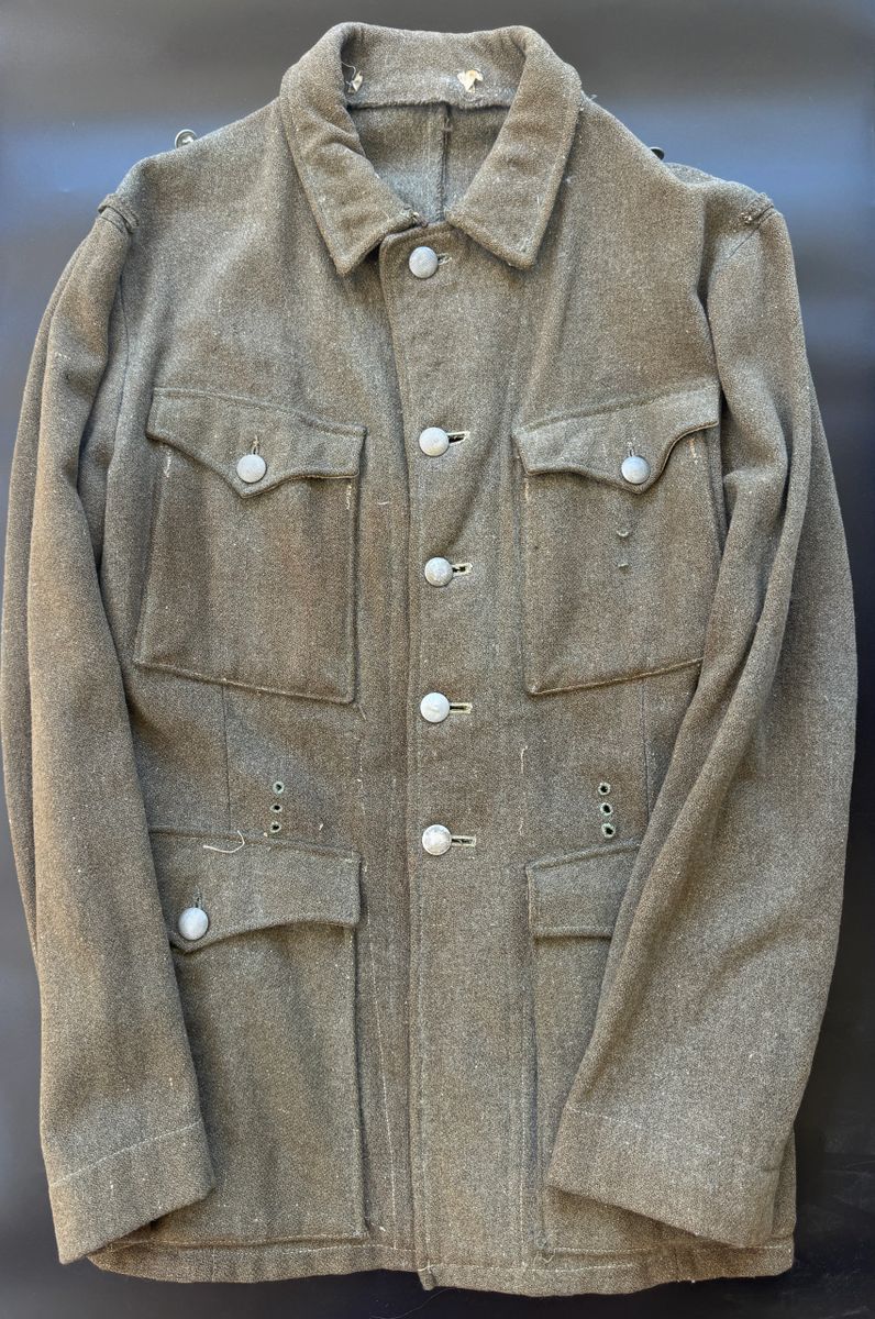 WW2 German M1942 Feldbluse Tunic - Insignia Removed