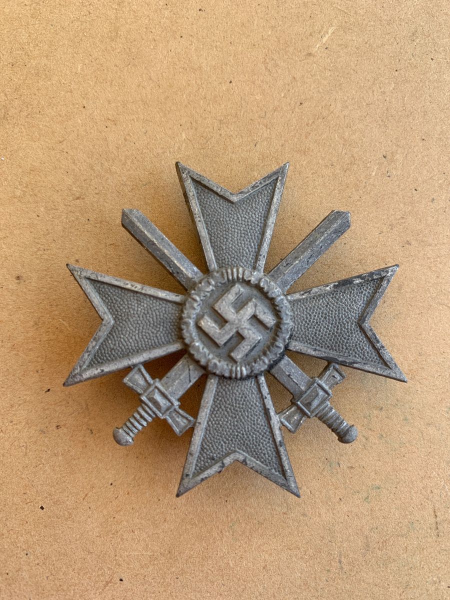 WW2 German War Merit Cross With Swords First Class "4" Steinhauer & Luck #1