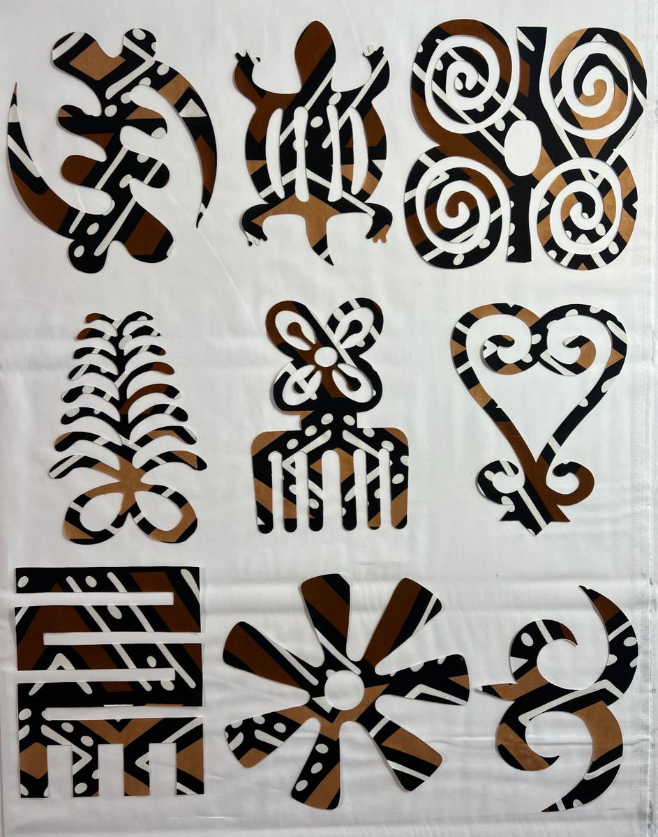 Appliqué Adinkra Symbols (Iron-on)