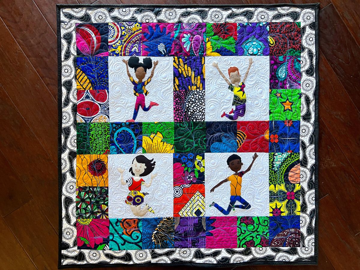 "Diversity Day" Wall Hanging Quilt Kit (Pattern Included)