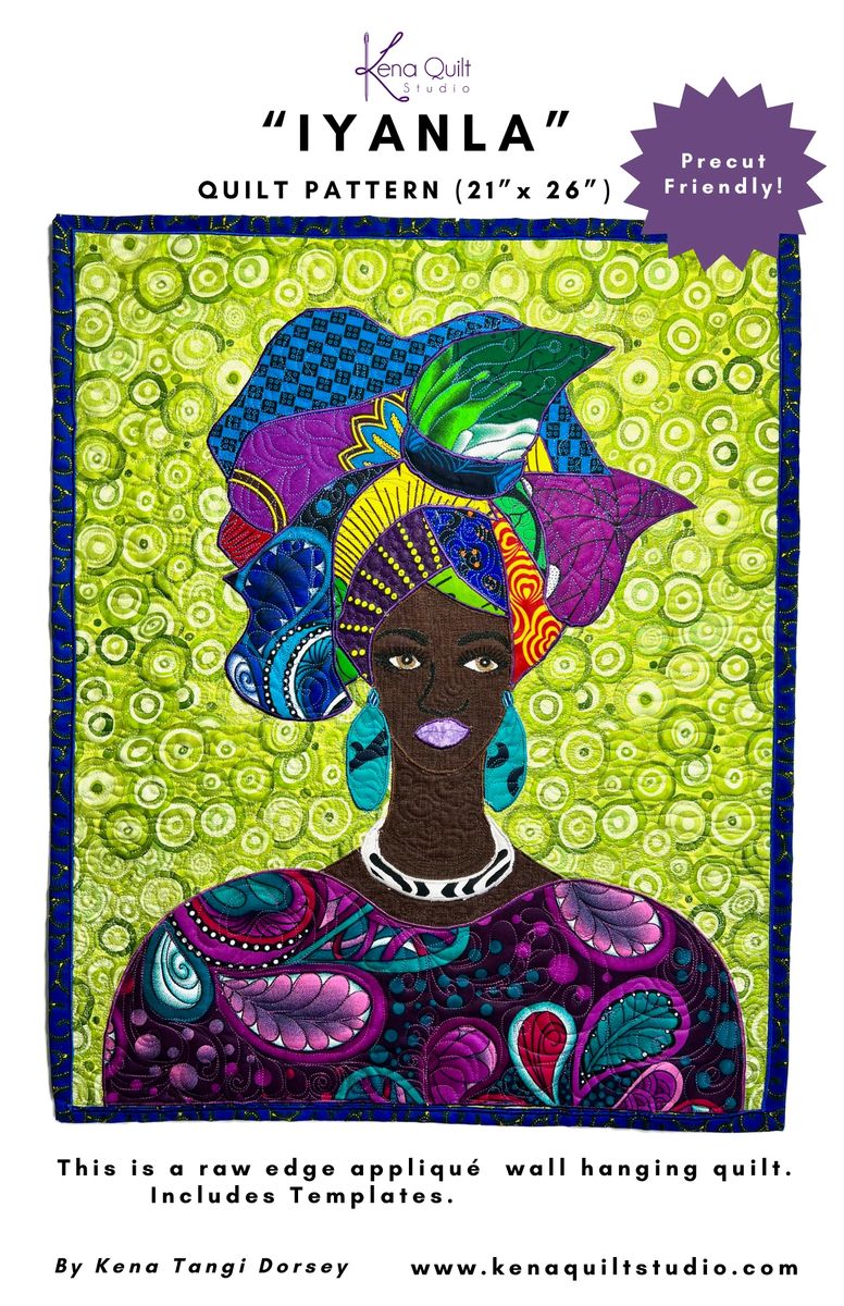 "Iyanla" Quilt Pattern (Downloadable pdf)