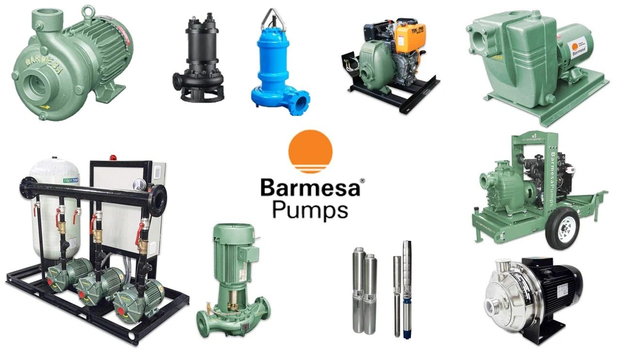 HidroFluidos - Bombas Barmesa, Bombas Centrífugas Barmesa, Barnes Pumps Distributors
