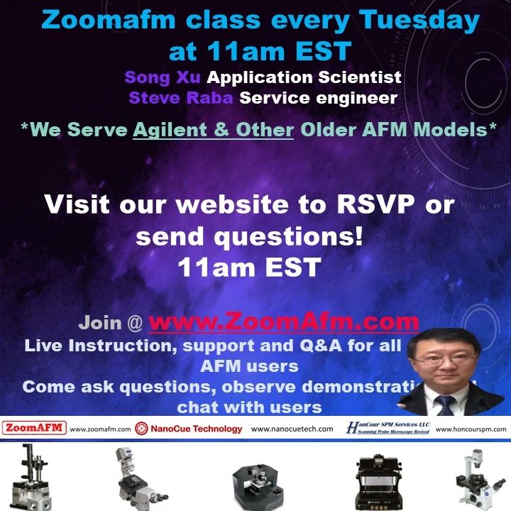 Virtual Atomic Force Microscopy Classroom