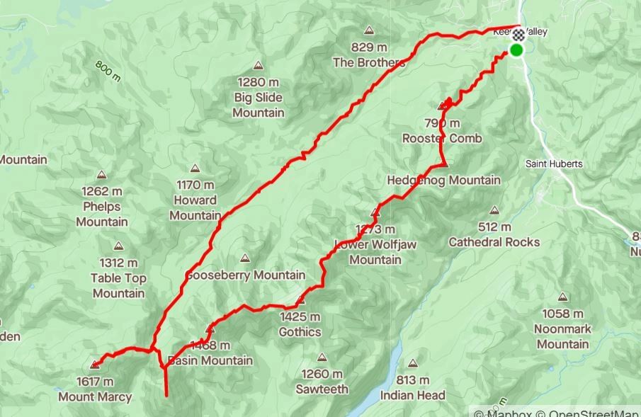 Highlights from Recent Great Range Traverse (9/7/2020)