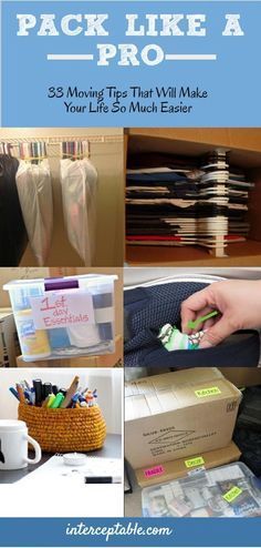 Planning a move? Plan the packing, too!