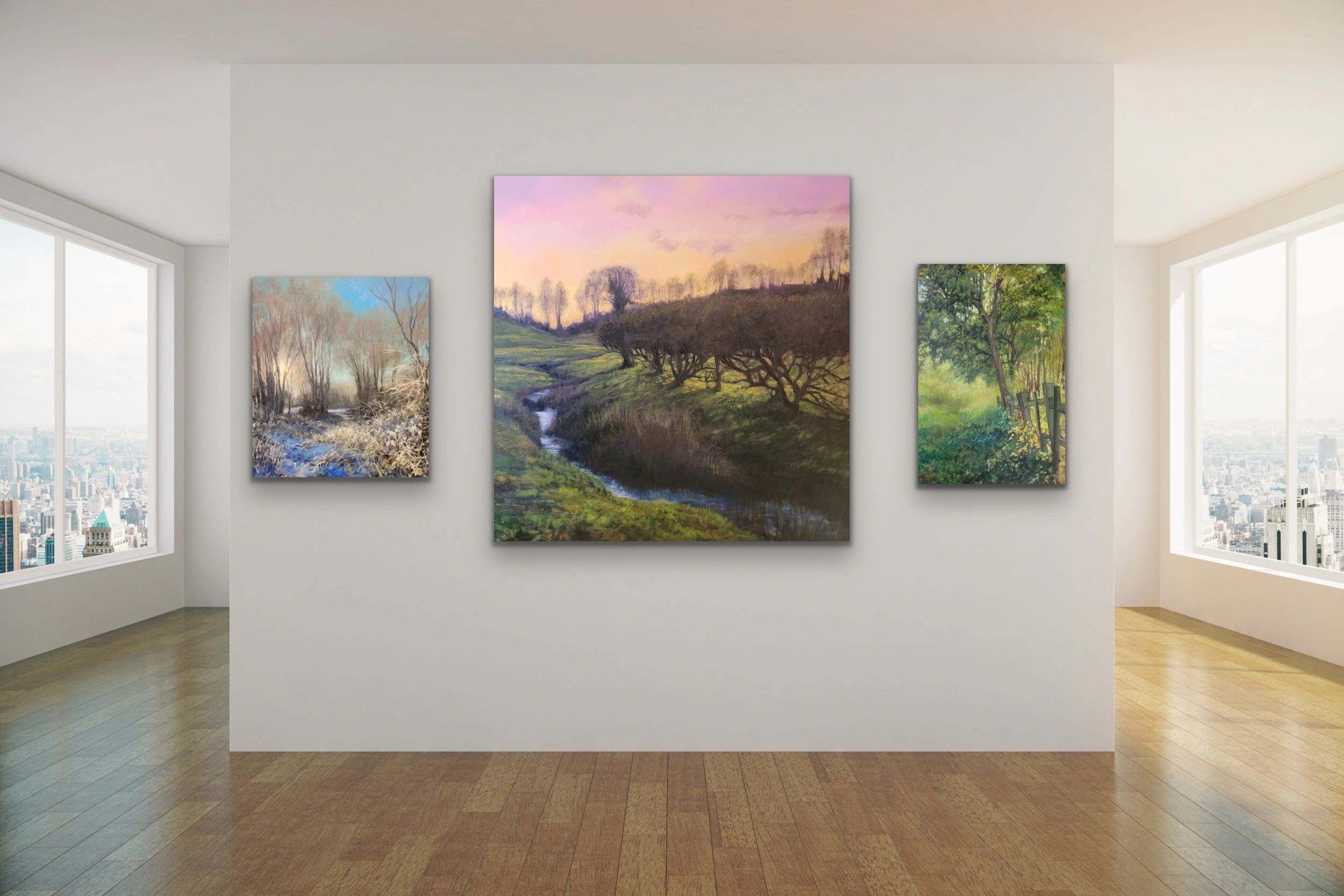 Countryside Landscape Art Through Captivating Oil Paintings by Lee Burrows