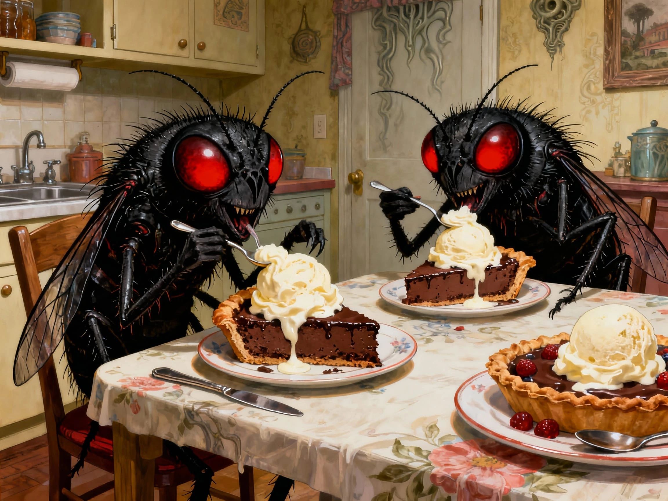 Evil Flies Eating Your Pies